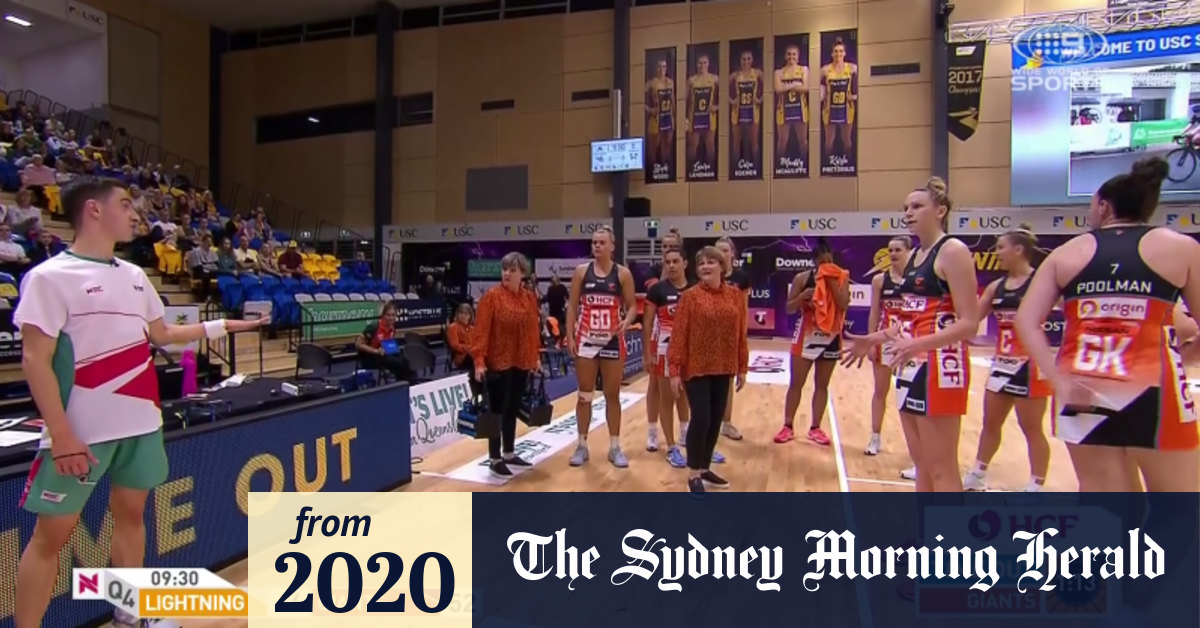 Video: Controversial send-off rocks Super Netball