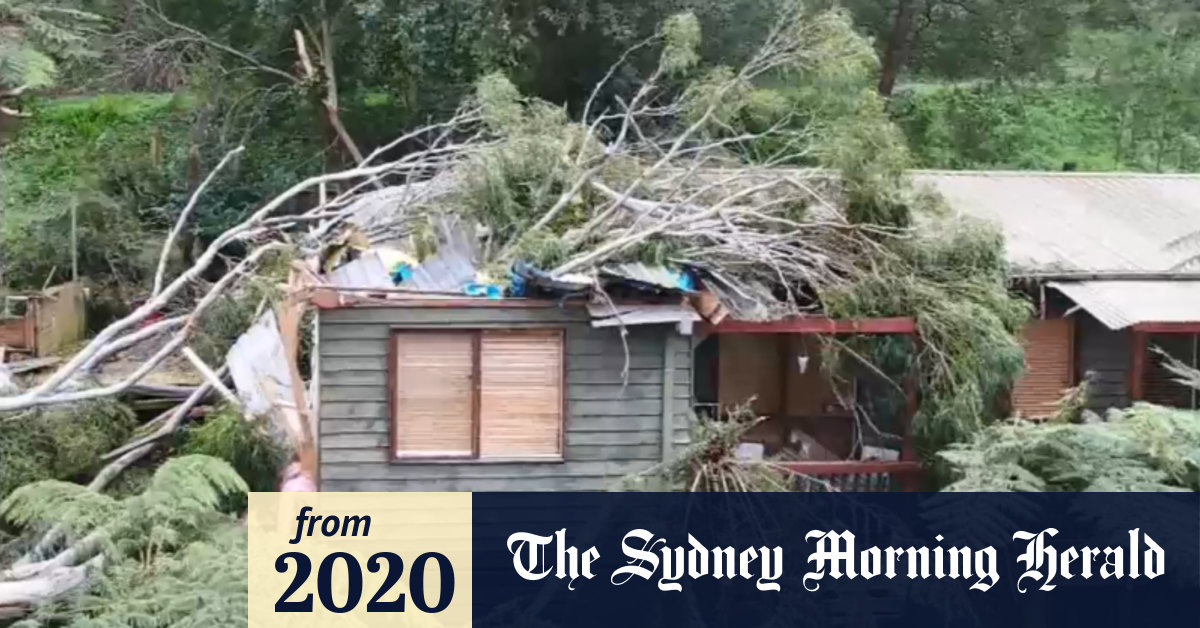 Video: Disaster storm in Victoria leaves trail of destruction
