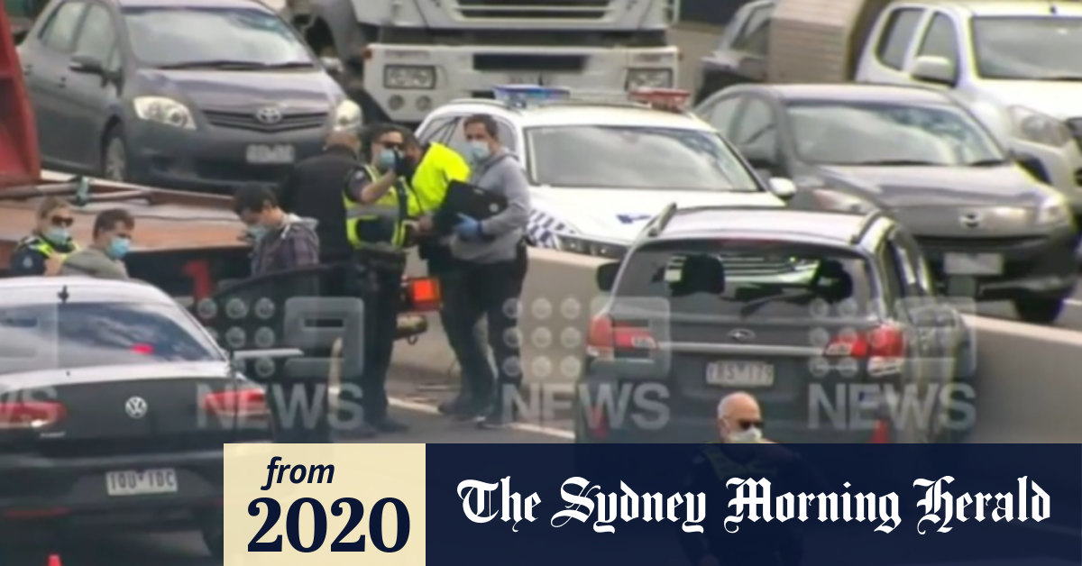 Video: High-speed police chase ends on Melbourne freeway
