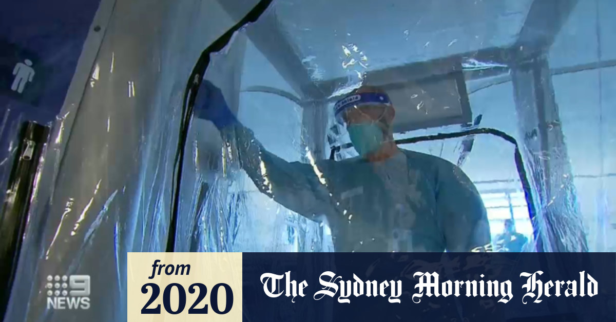 Video: Coronavirus: Mobile isolation bubble prepared for possible ...