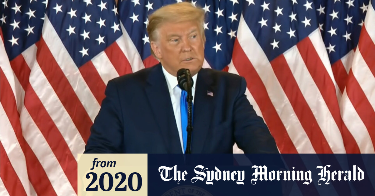 Video: US Election 2020: Donald Trump speaks of 'phenomenal' result