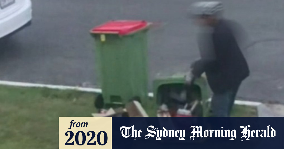 Video: Residents awakened by people sifting through their recycling bins