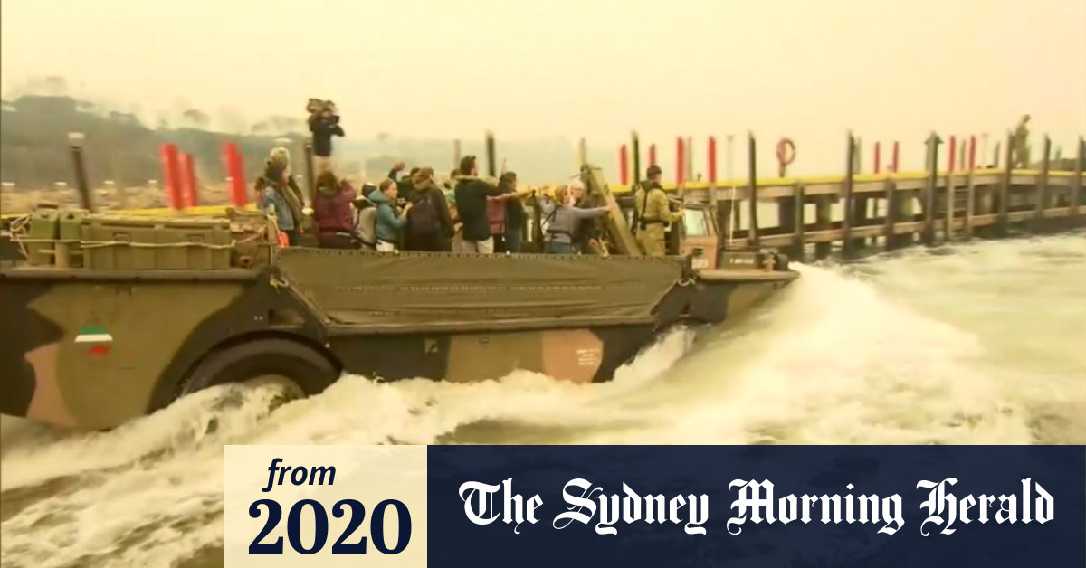 Video: Victoria Bushfires: Biggest naval evacuation in Australia’s history