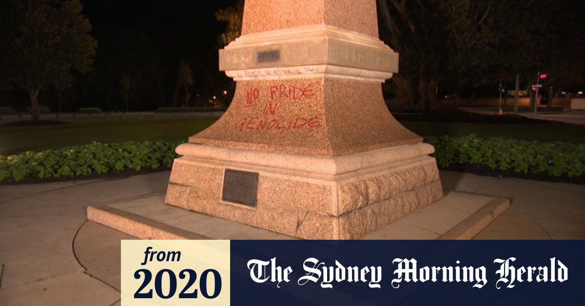 Video: Historic statue vandalised for second time