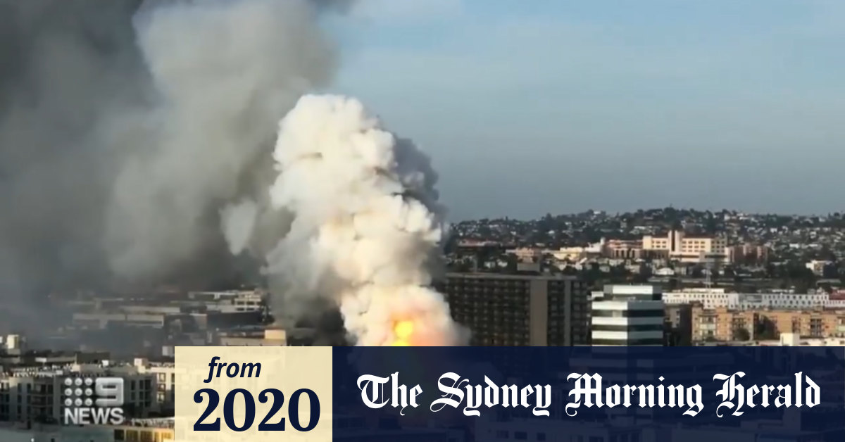 Video: US Firefighters injured after massive explosion in LA