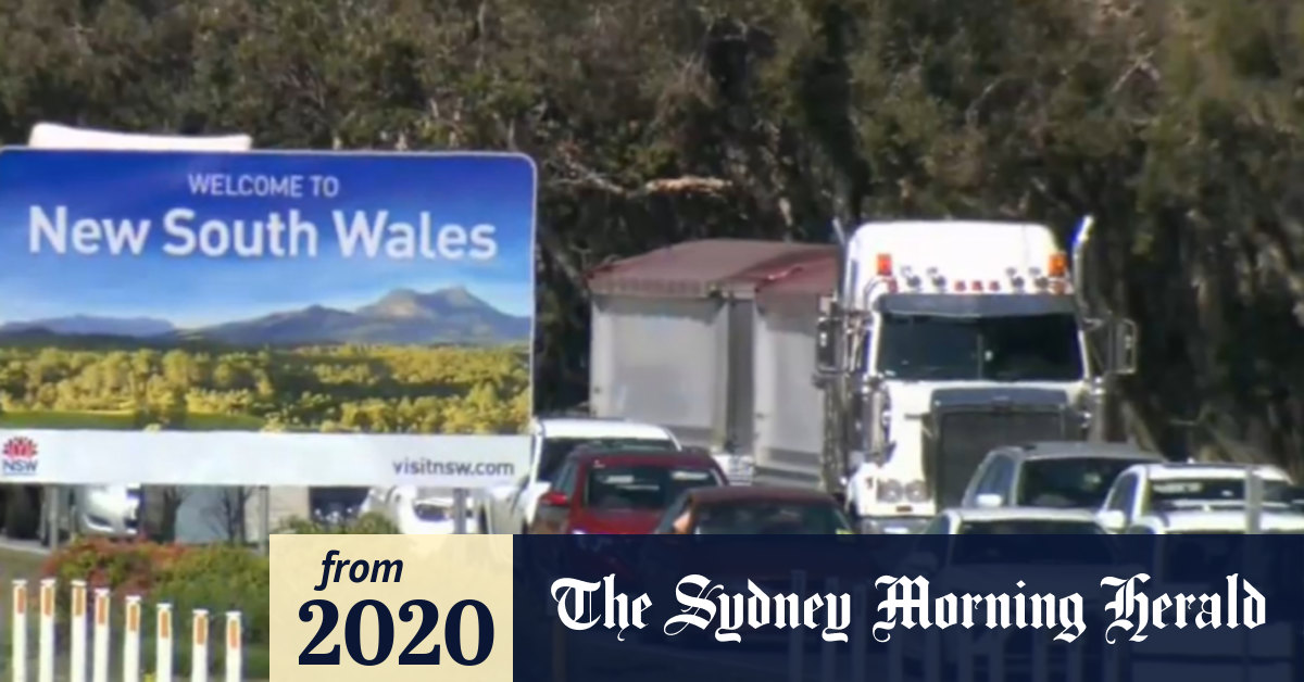 Video: Major delays expected at Queensland border