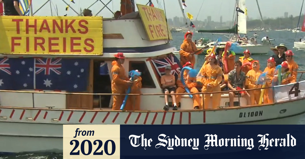 Video: Australia Day celebrations honour firefighters