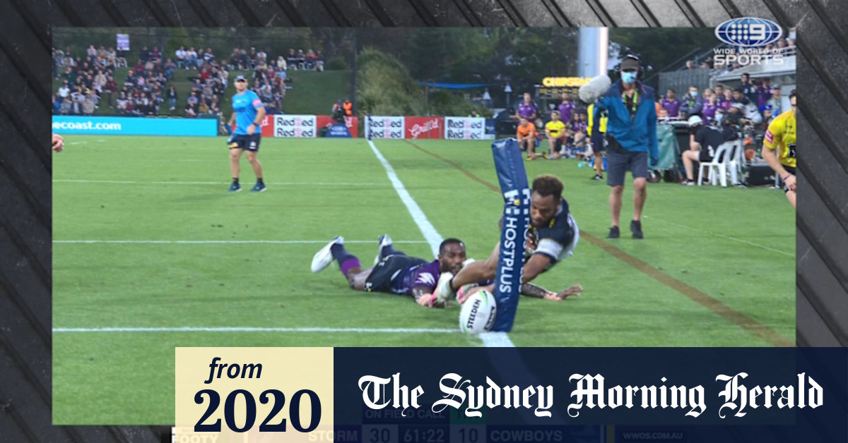 Video: NRL Highlights: Storm v Cowboys - Round 18