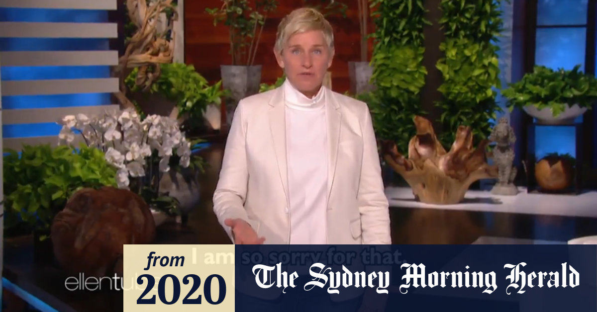 Video: Ellen DeGeneres makes on-air apology