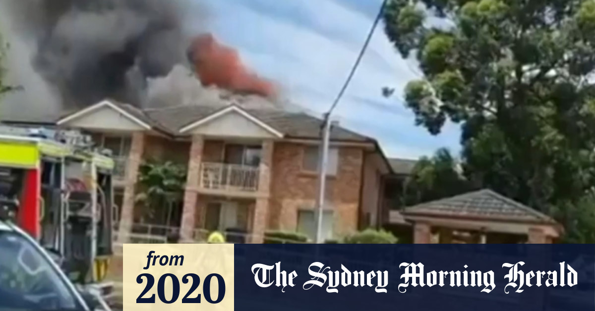 Video: Fire tears through Bass Hill unit complex