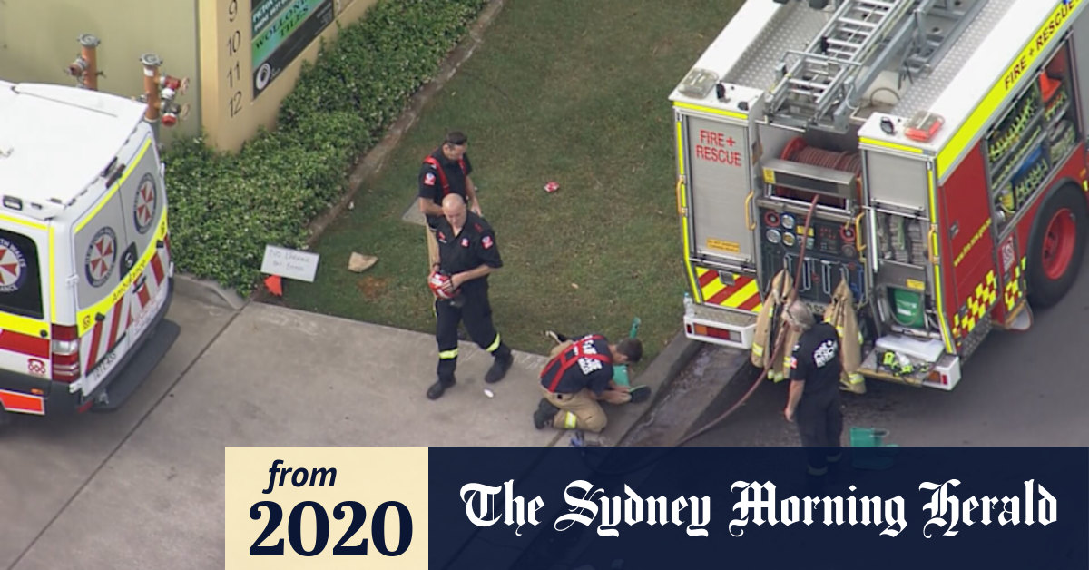Video: Man hospitalised after chemical spill in Sydney's south west