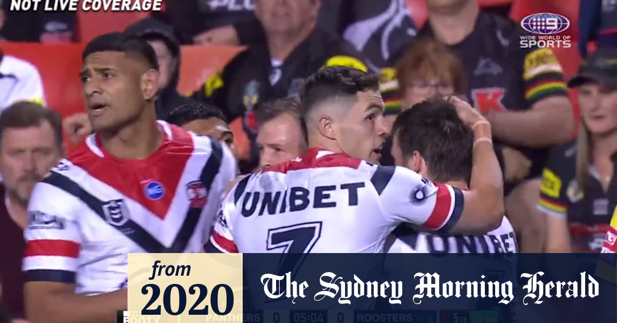 Video: Josh Morris scores for the Roosters