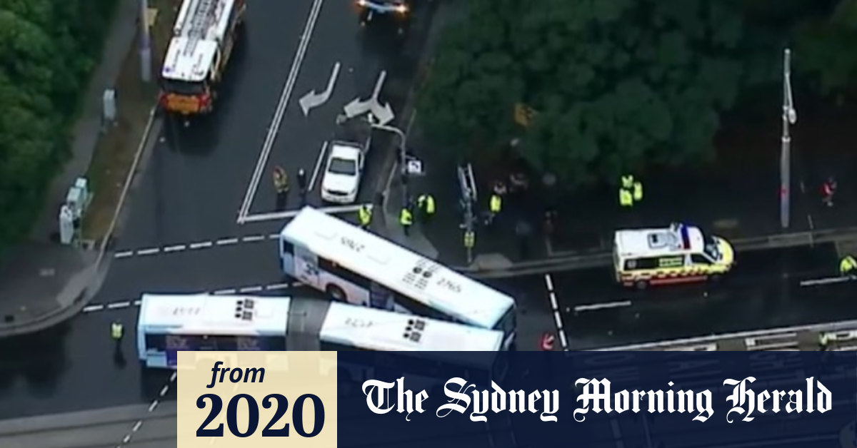 Video: Two-bus crash in Sydney’s east