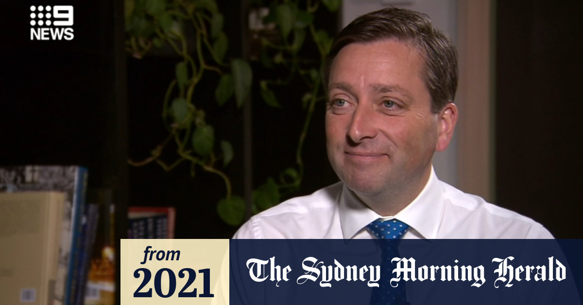 Video: FULL INTERVIEW: Matthew Guy speaks to 9News