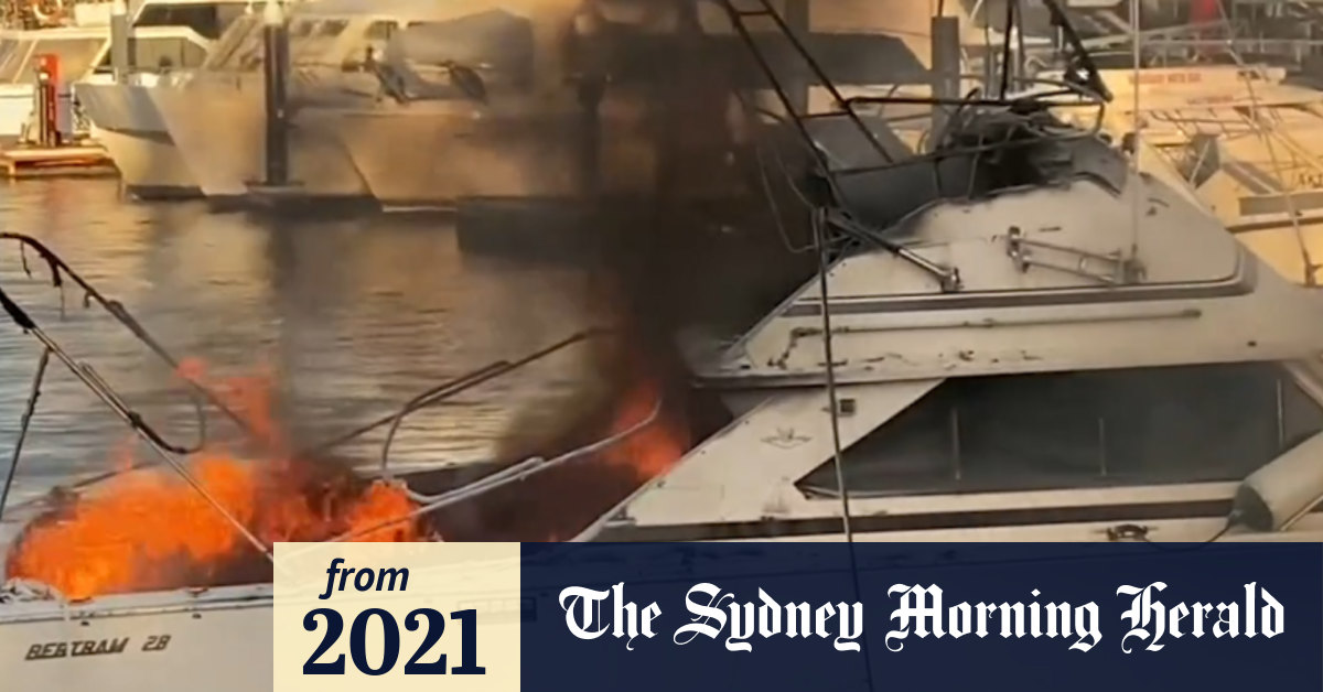 Video: Eight injured in NSW boat fire