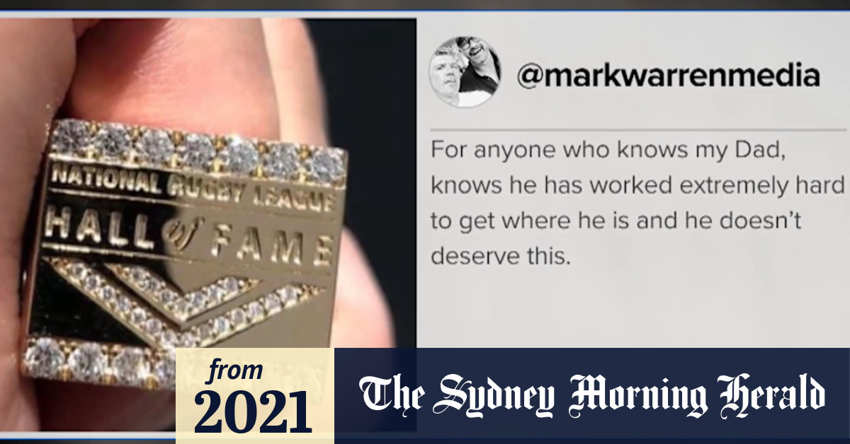 Video: Plea for return of Rab's NRL HOF ring