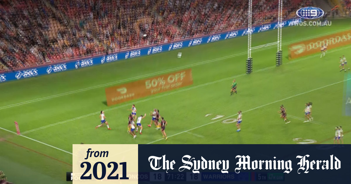 Video: NRL Highlights: The Broncos survive a late surge by the Warriors ...
