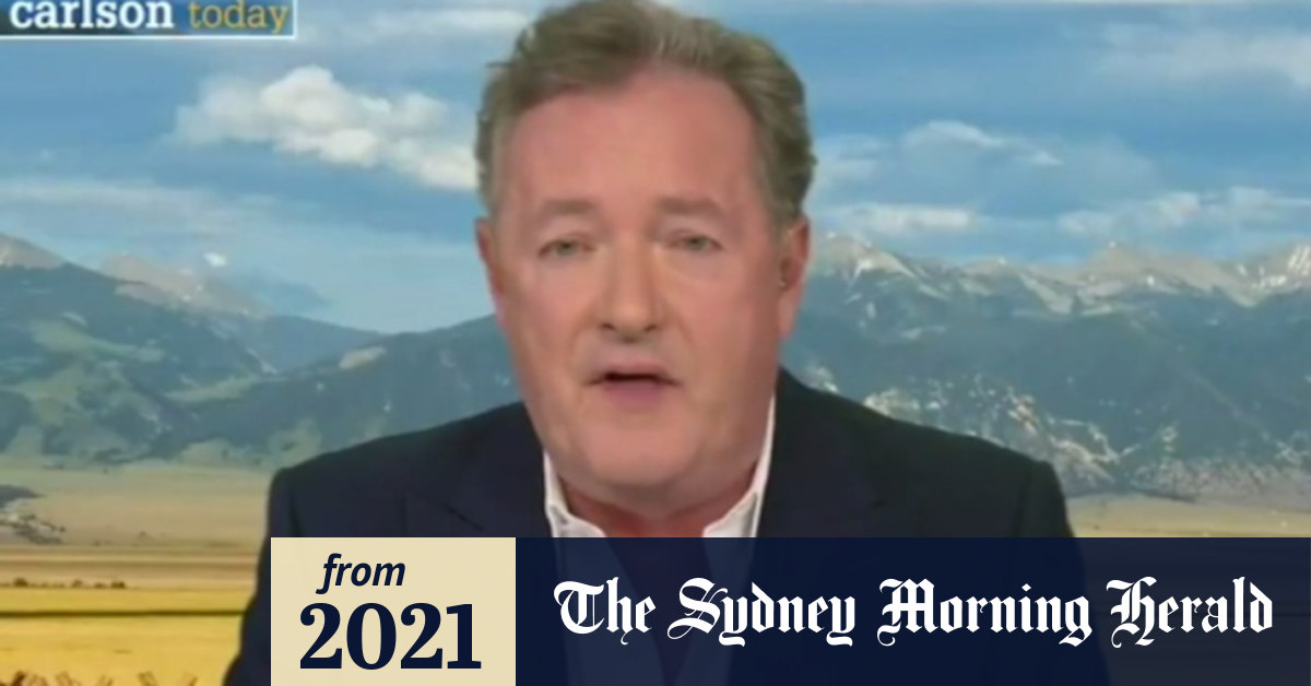 Video: Piers Morgan gives first television interview