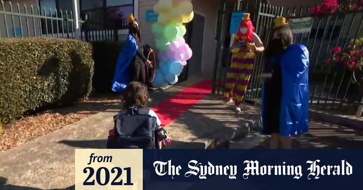 Video: Sydney schoolkids go back after months of home learning