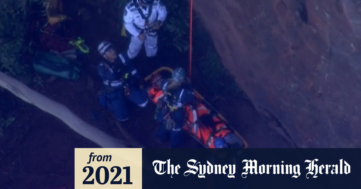 Video: Boy recovering after 40m cliff fall in the Blue Mountains