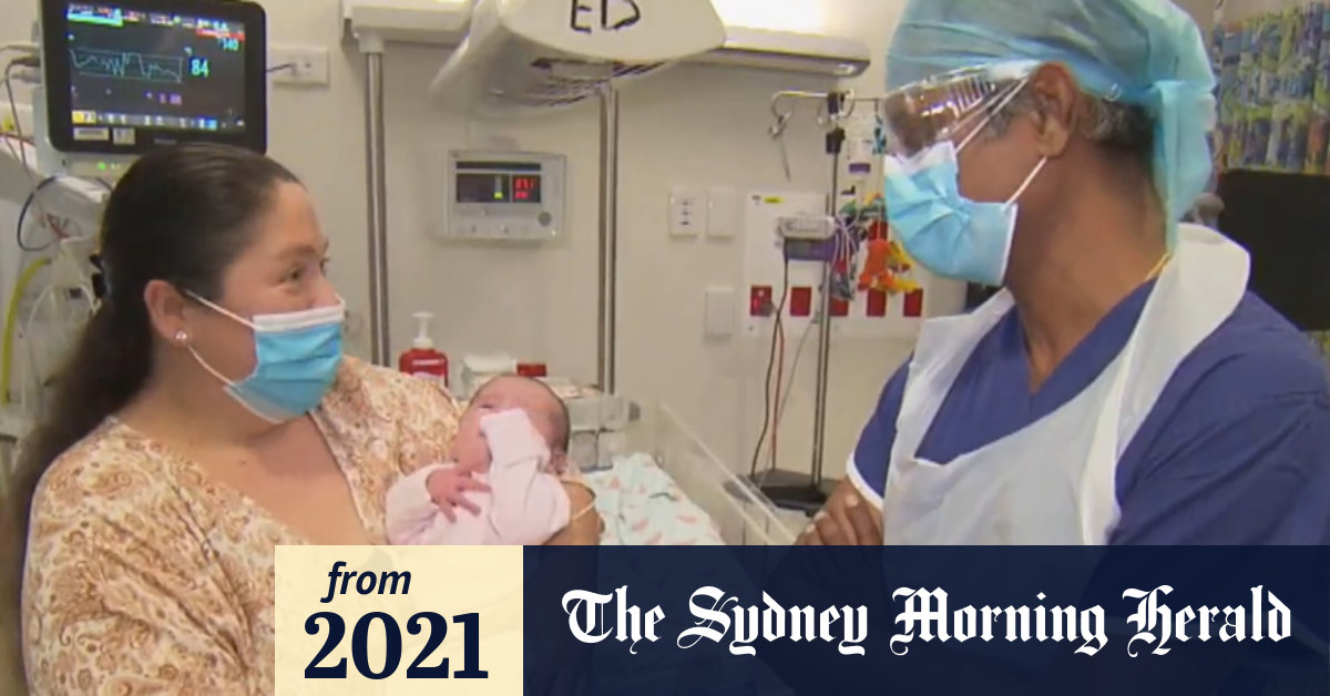 Video: Doctors leave quarantine to save baby girl