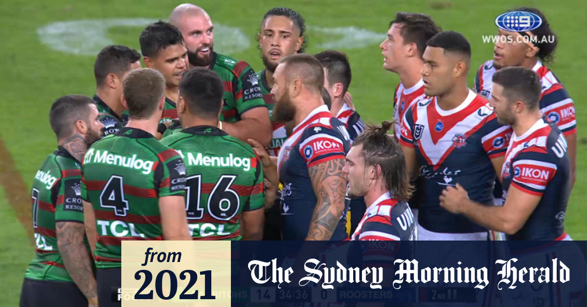 Video: NRL Highlights: The Rabbitohs surge early to beat the Roosters ...
