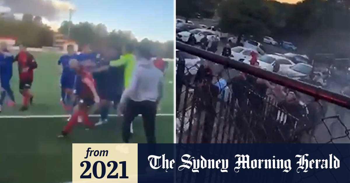 Video: People injured after brawl erupts after Sydney soccer match