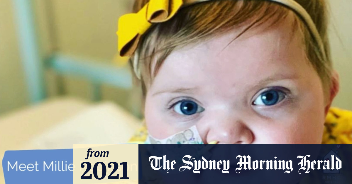 Video: Millie Robinson, two, has 'half a heart'