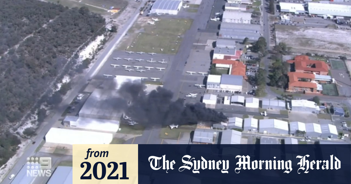 Video: Hangar erupts in flames at Perth’s Jandakot Airport