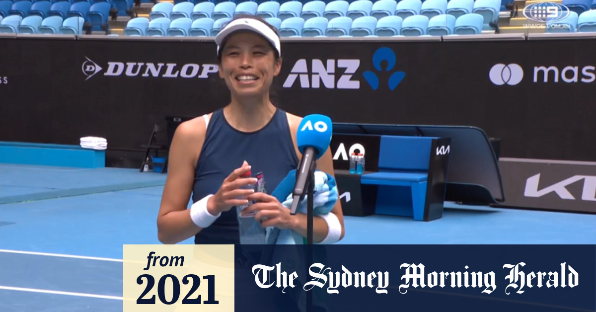 Video: Hsieh speaks after historic win