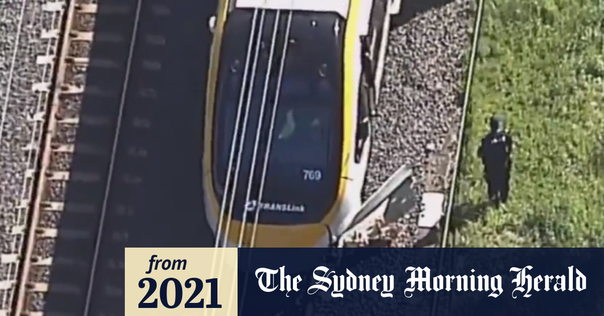 Video: Wynnum train crash