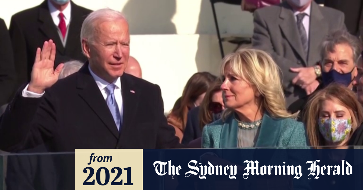 Video: Joe Biden sworn in as 46th US President