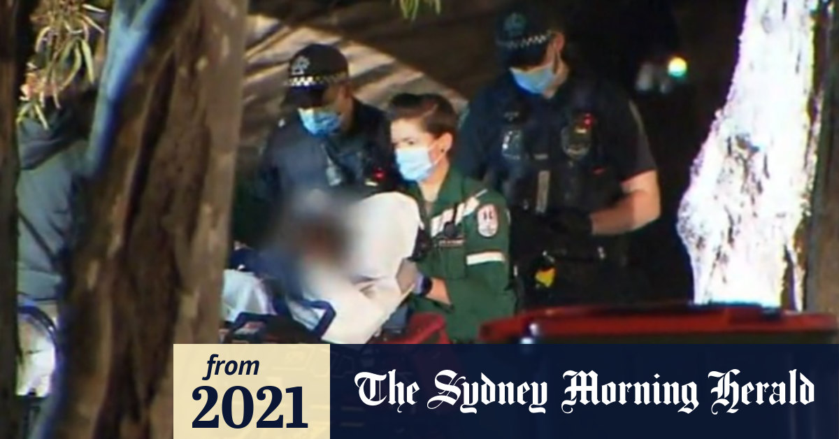 Video: Woman rushed to hospital with stab wounds