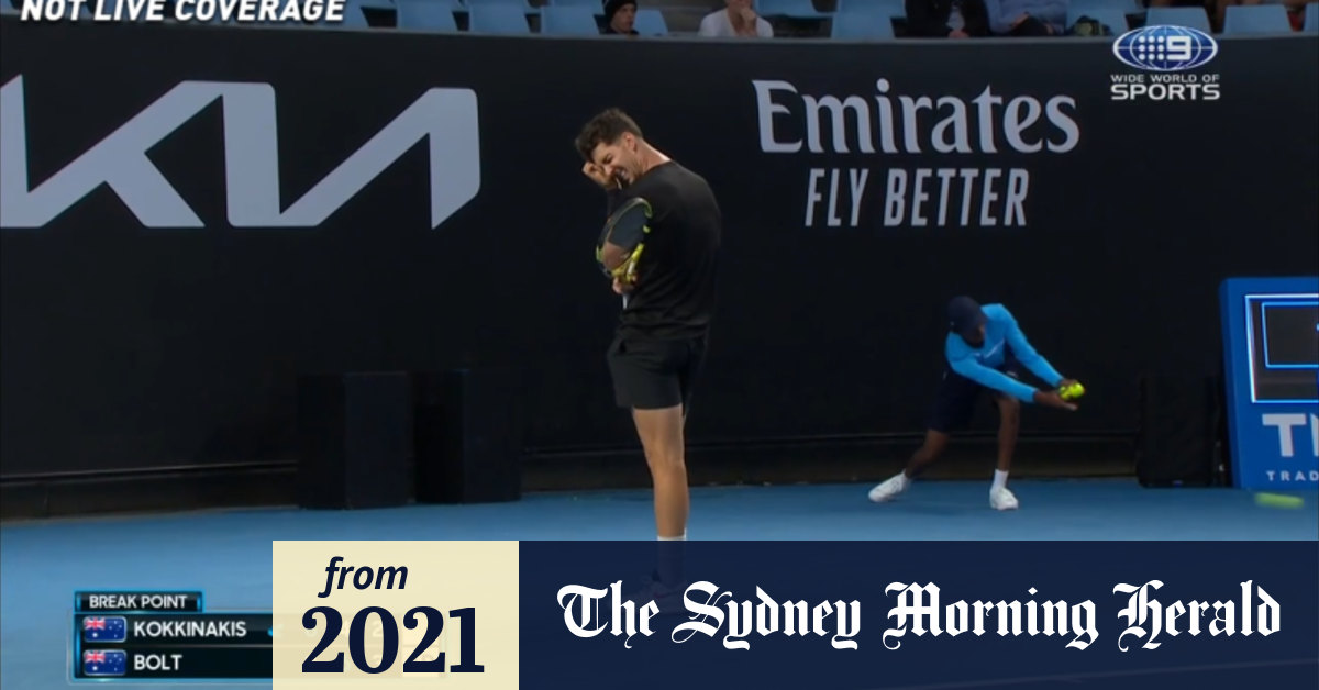 Video: Kokkinakis' brain-fade costs break point
