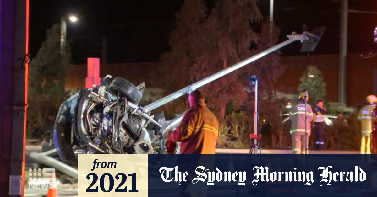 Video: Man killed in horror car crash