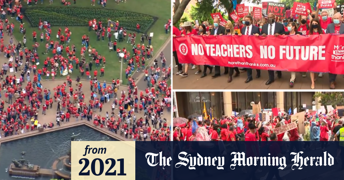 Video: NSW teachers strike over staff shortages, pay