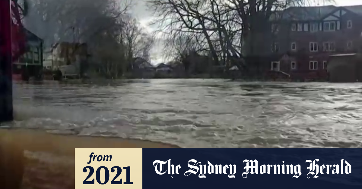 Video: Storm Christoph causes flood surge in UK