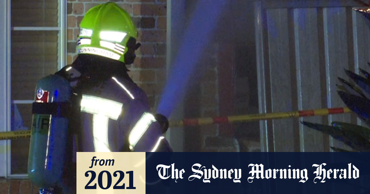 Video: Huge fire destroys family home in Sydney's south-west