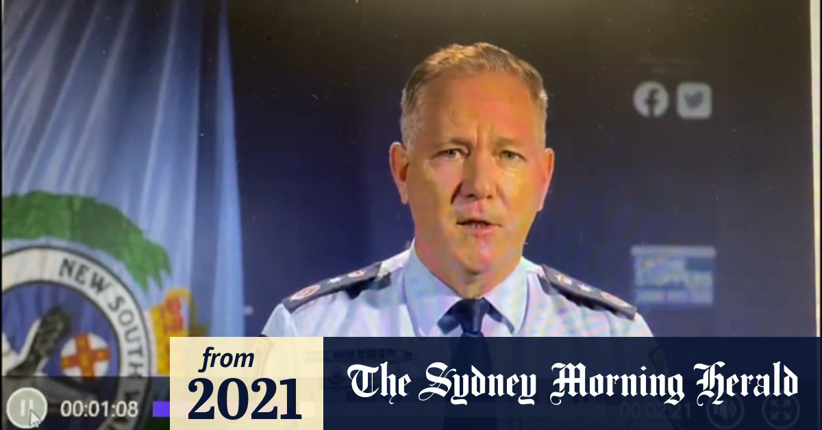 Video: NSW Police Commissioner addresses officers in a recent video