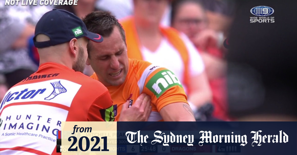 Video: Pearce in agony after injury blow