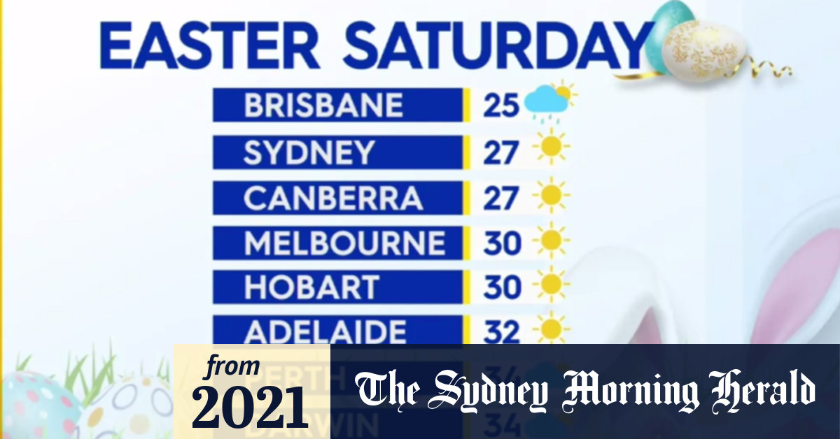 Video: Easter weather forecasts