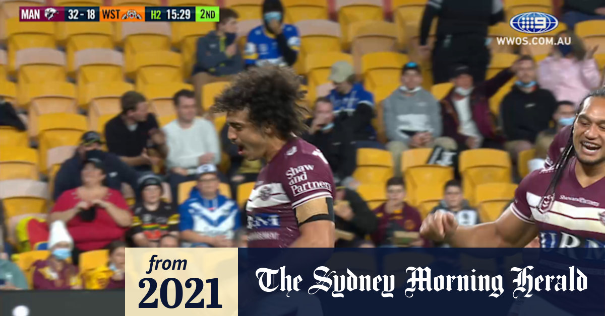 Video: NRL Highlights: Manly power past the Tigers in a try-fest - Round 19