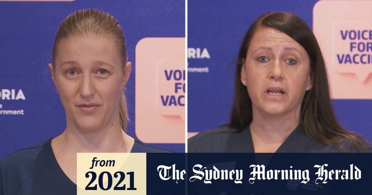 Video: Victoria nurses make emotional plea for vaccination