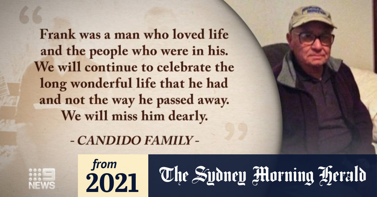 Video: Frank Candido dies after coward punch in Adelaide