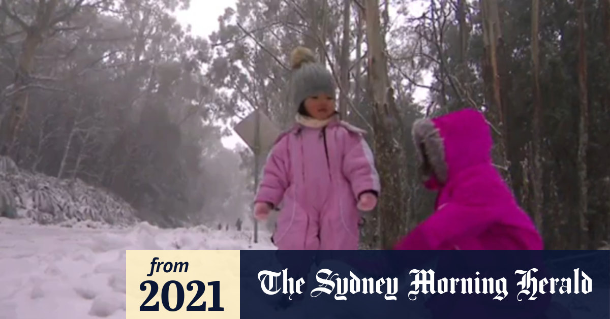 Video: Cold snap for Victoria