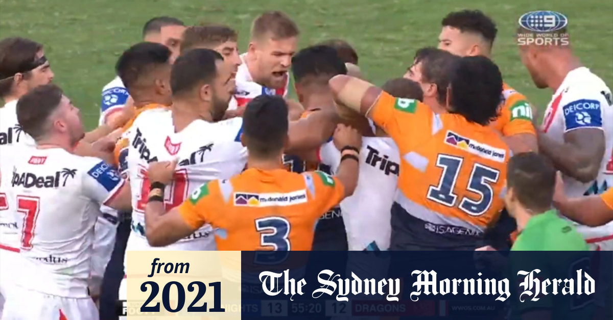 Video: NRL Highlights: Dragons too strong for the Knights in round 4