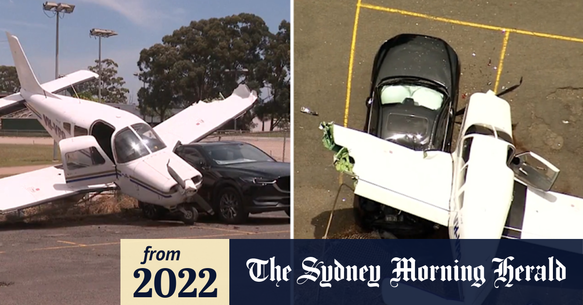 Video: Plane crashes into car in Sydney suburb