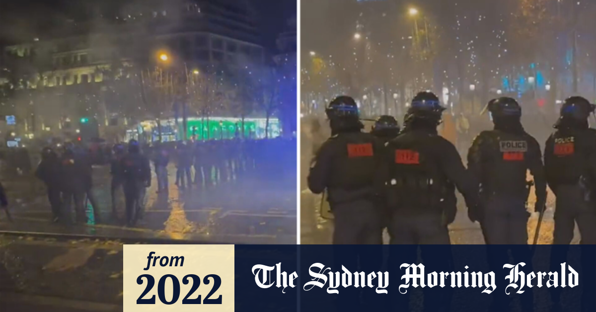 Video: Reports of riots in Paris after World Cup loss