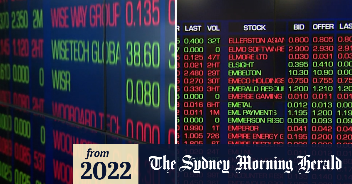 Video: Australian stock market falls dramatically