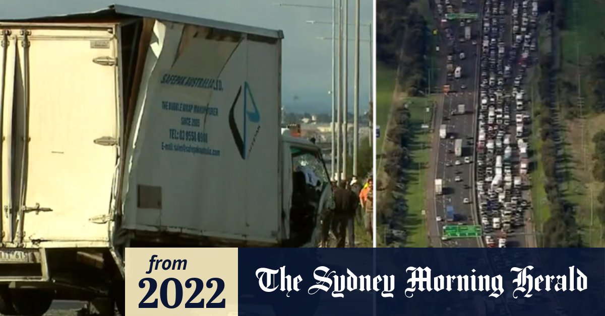 Video: Truck driver fighting for life after multi-vehicle crash